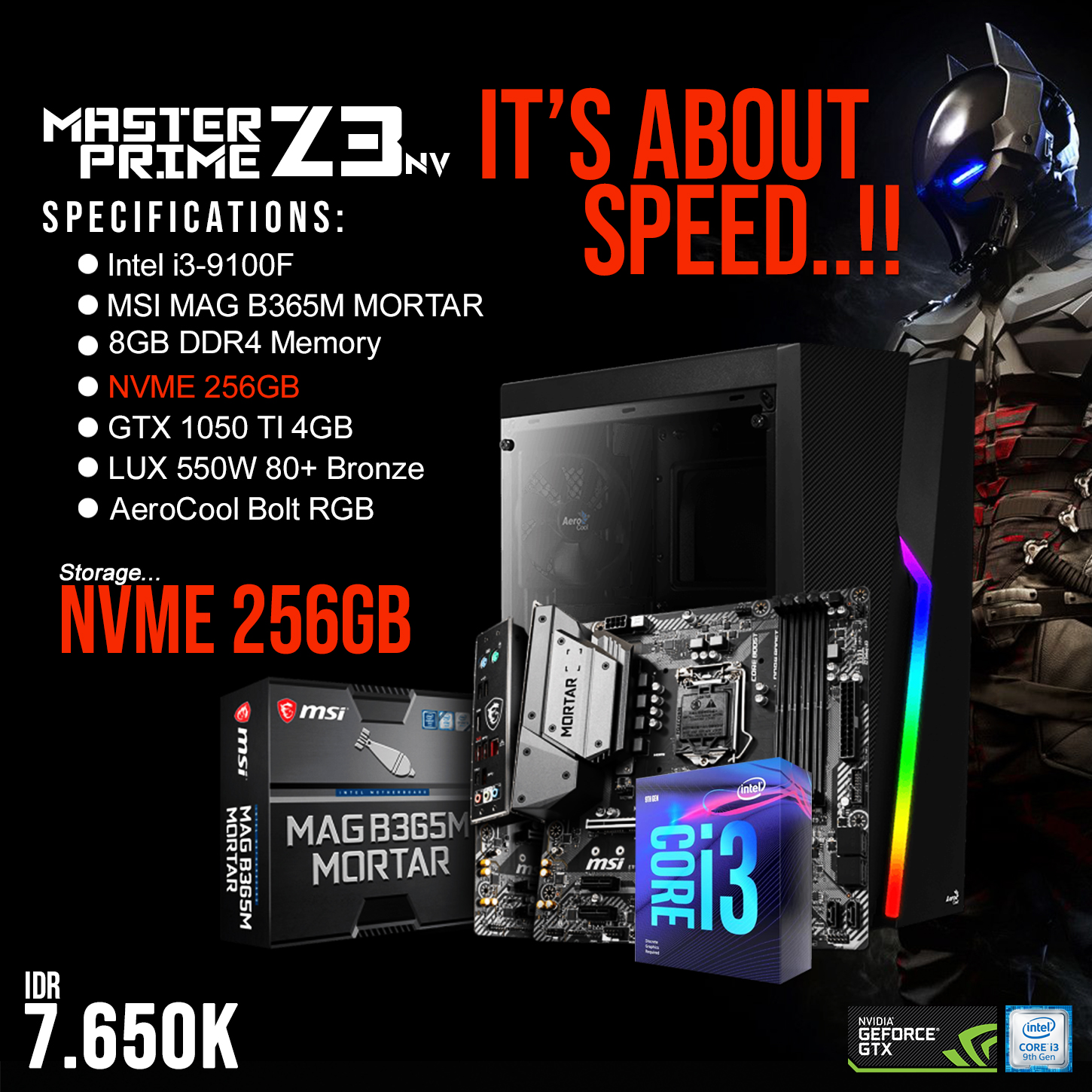 Master Prime Z3 NV Custom PC | Quadra Computer