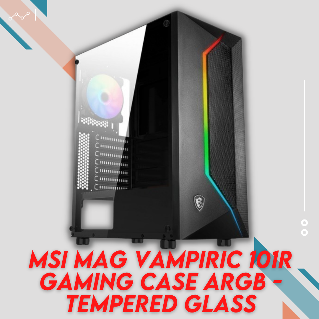 MSI MAG Vampiric 101R Gaming Case | Quadra Computer