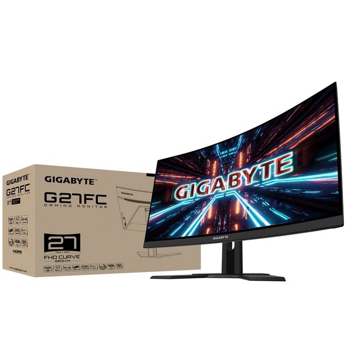 Monitor Gaming Gigabyte G27FC 27″Curved 165hz 1ms FHD | Quadra Computer