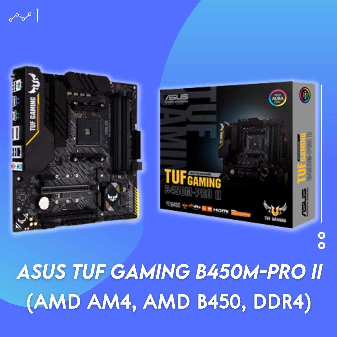 Asus TUF Gaming B450M-Pro II (AMD AM4, AMD B450, DDR4) | Quadra Computer