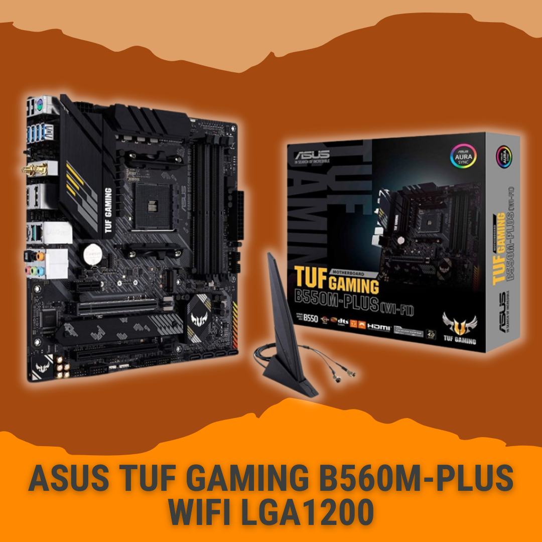 ASUS TUF GAMING B560M-PLUS WIFI LGA1200 | Quadra Computer