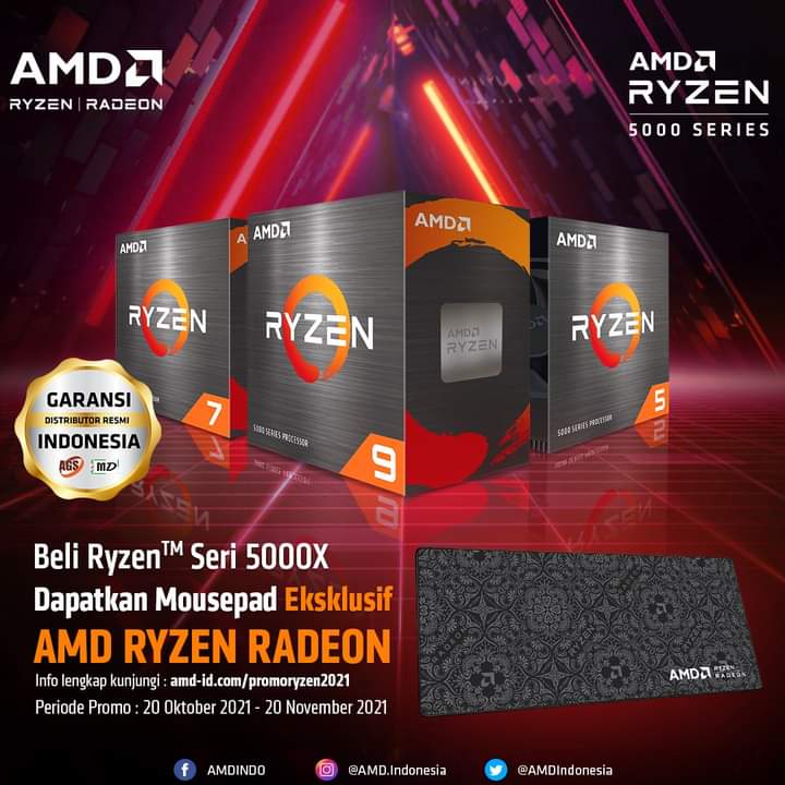 AMD Ryzen PROMO! Oktober-November 2021 | Quadra Computer