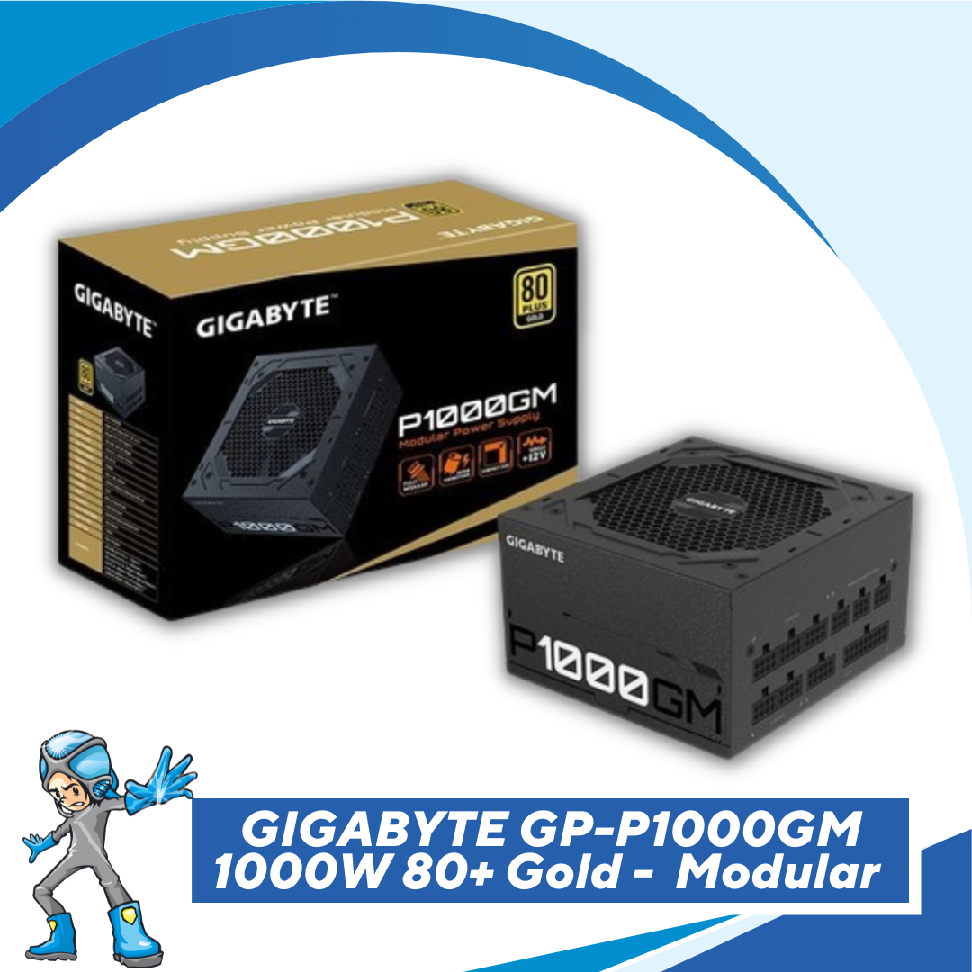 GIGABYTE GP-P1000GM 1000W 80+ Gold – Fully Modular PSU | Quadra Computer