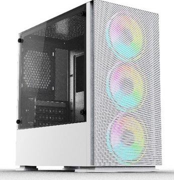 PARADOX PC Casing GAMING DURANDAL – WHITE | Quadra Computer