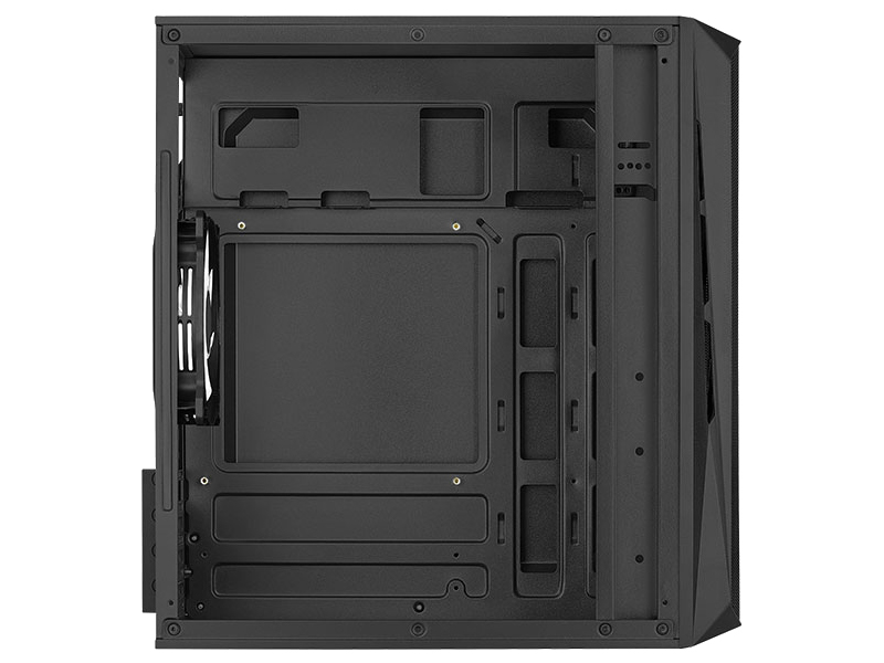 AEROCOOL CS107 3FAN FRGB MATX ACRYLIC SIDE PANEL | Quadra Computer