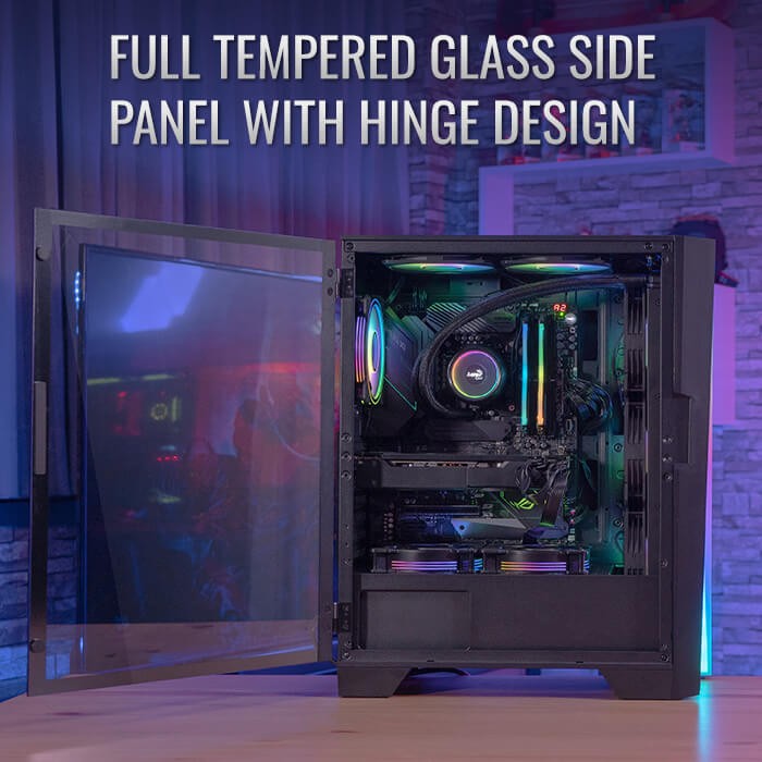 Case AeroCool Mirage ARGB Mid Tower | Quadra Computer