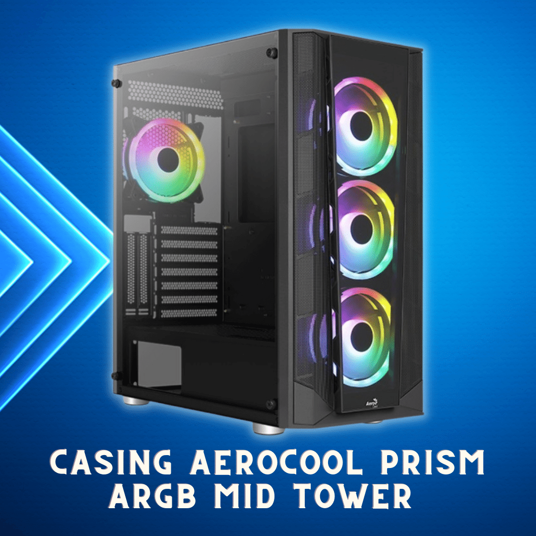 Casing Aerocool Prism ARGB Mid Tower | Quadra Computer