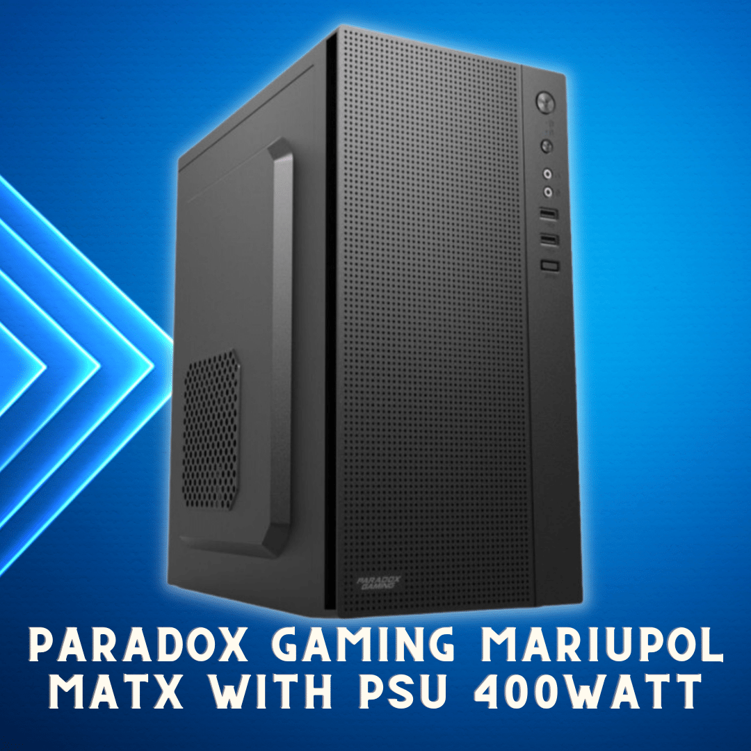 Casing Paradox Gaming Mariupol – mATX With PSU 400Watt | Quadra Computer