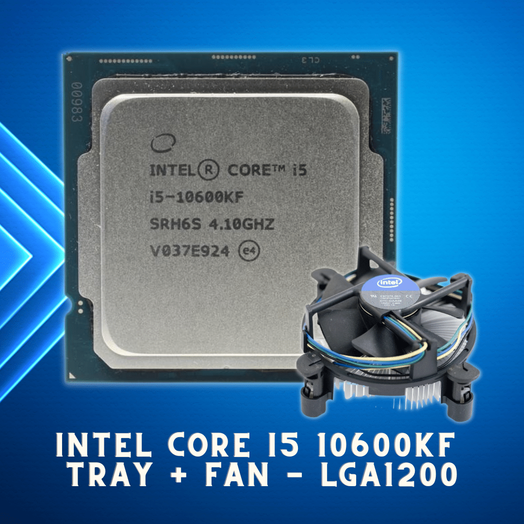 Intel Core i5 10600KF TRAY + FAN – LGA1200 | Quadra Computer