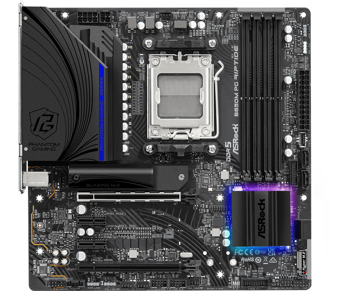 ASRock B650M PG Riptide – Micro ATX DDR5 AM5 | Quadra Computer ASRock B650M PG Riptide – Micro ATX DDR5 AM5 | Quadra Computer