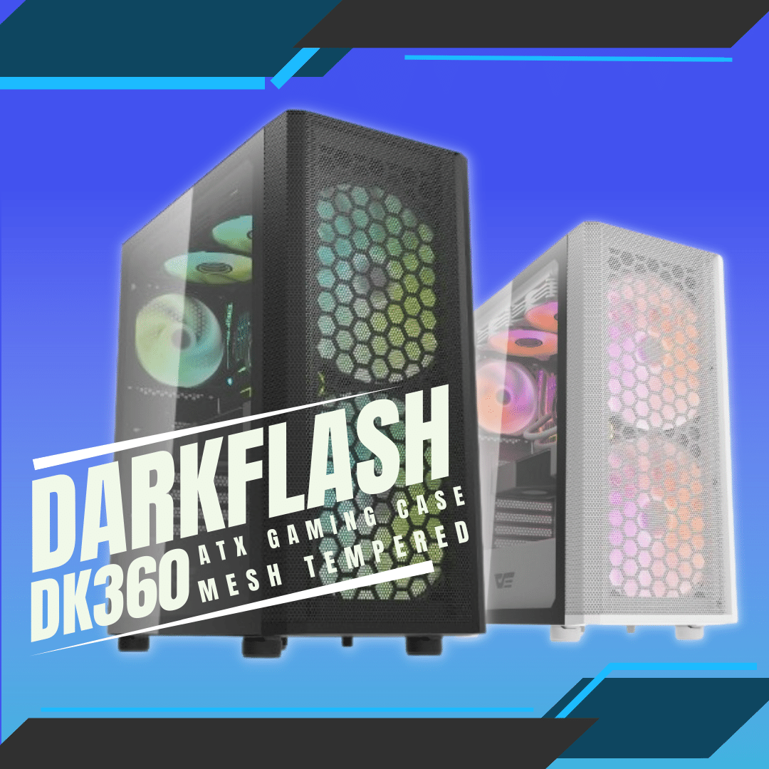 DARKFLASH DK360 | ATX MESH GAMING CASE W/O FAN | Quadra Computer