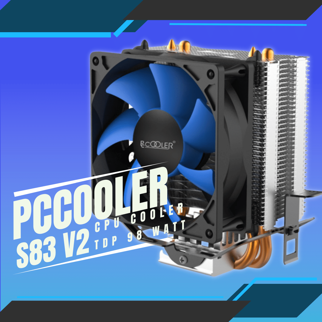 PCCOOLER S83 V2 CPU COOLER 98W TDP | Quadra Computer