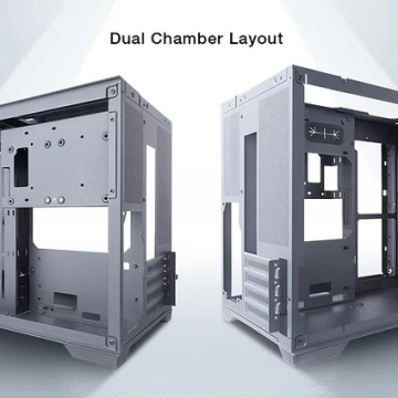 Tecware VXM Dual Chamber Mesh m-ATX Case White | Quadra Computer