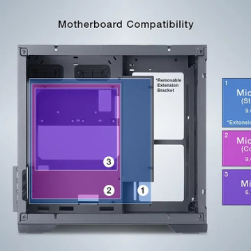 Tecware VXM Dual Chamber Mesh m-ATX Case White | Quadra Computer