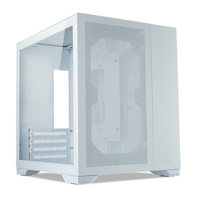 Tecware VXM Dual Chamber Mesh m-ATX Case White | Quadra Computer