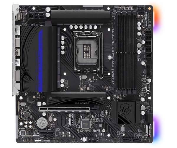 ASROCK B760M PG RIPTIDE DDR5 (Intel LGA 1700, Gen12, Gen13) | Quadra ...