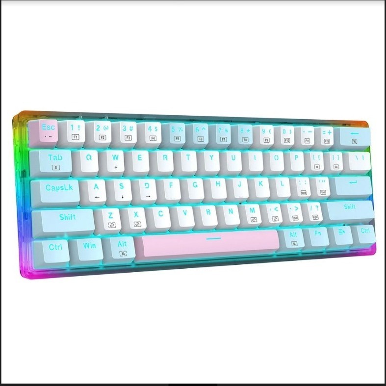 E-YOOSO HOTSWAP MECHANICAL GAMING KEYBOARD 60% MACARON COLOR – Z-11T ...