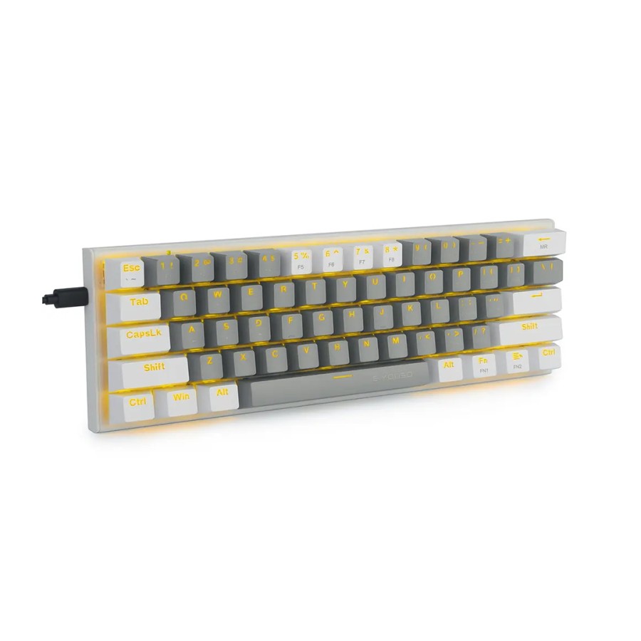 E-YOOSO Z-11 HOTSWAP MECHANICAL GAMING KEYBOARD 60% TWO TONES COLOR ...