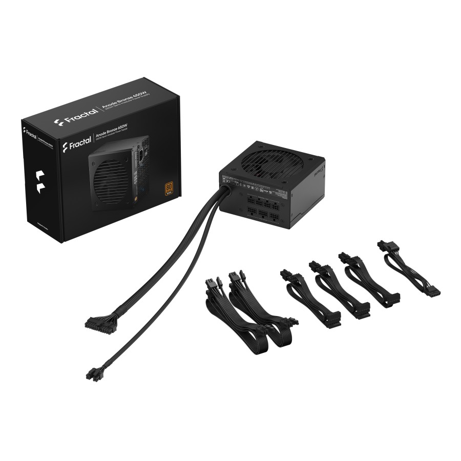 FRACTAL DESIGN PSU Anode Bronze 650W Semi Modular | Quadra Computer