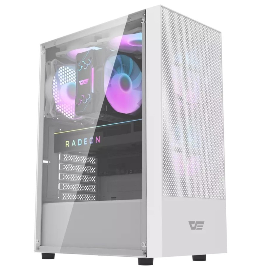 darkFlash A290 ATX PC Casing [WITH 3 RGB FAN] | Quadra Computer
