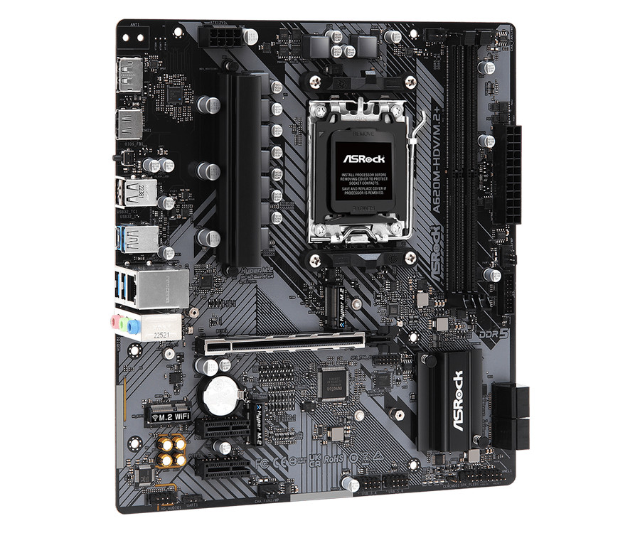 ASROCK A620M-HDV/M.2+ (DDR5, AM5 Ryzen 7000 Series) | Quadra Computer