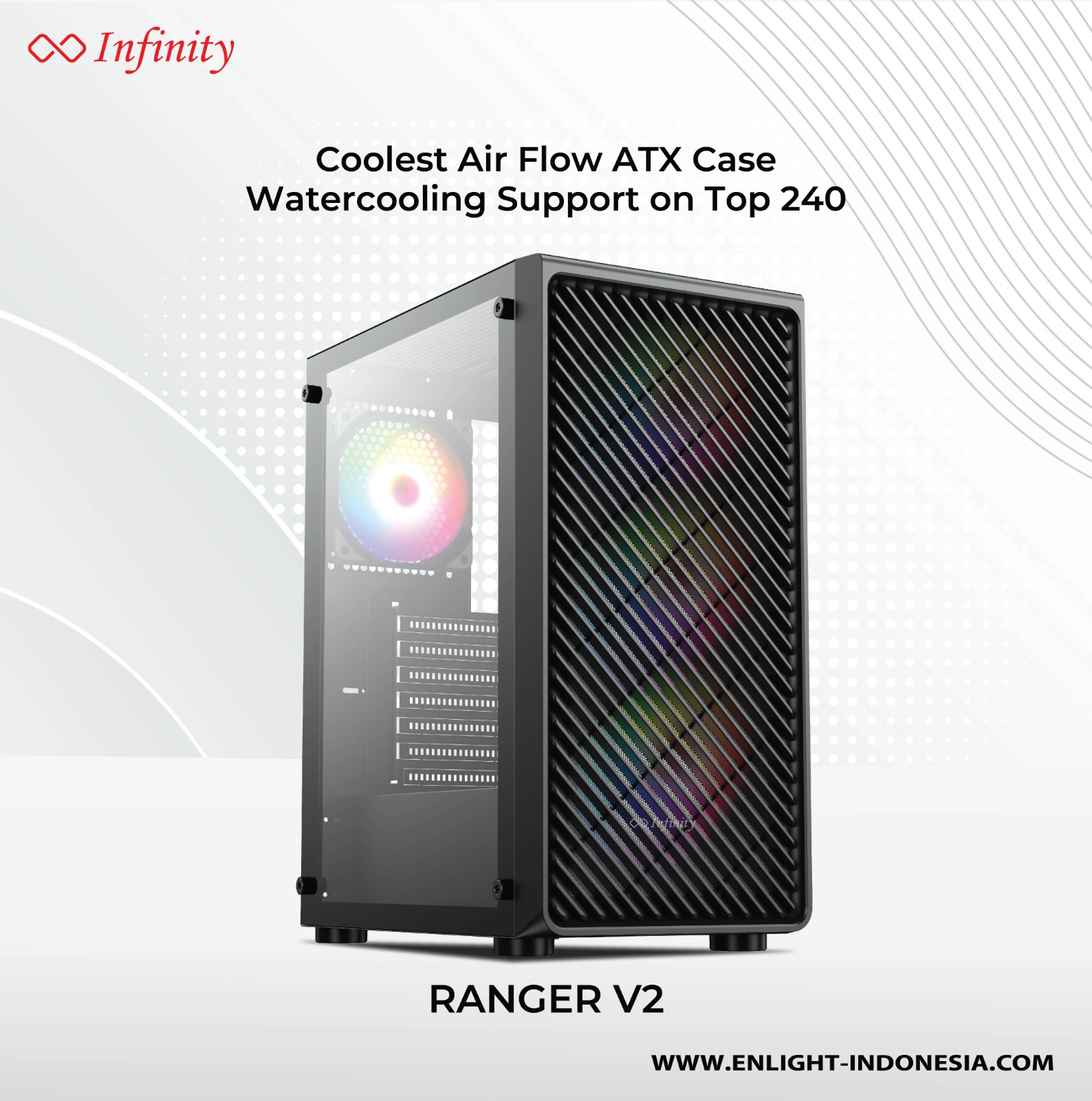 Infinity RANGER V2 M-ATX Gaming Case | Quadra Computer