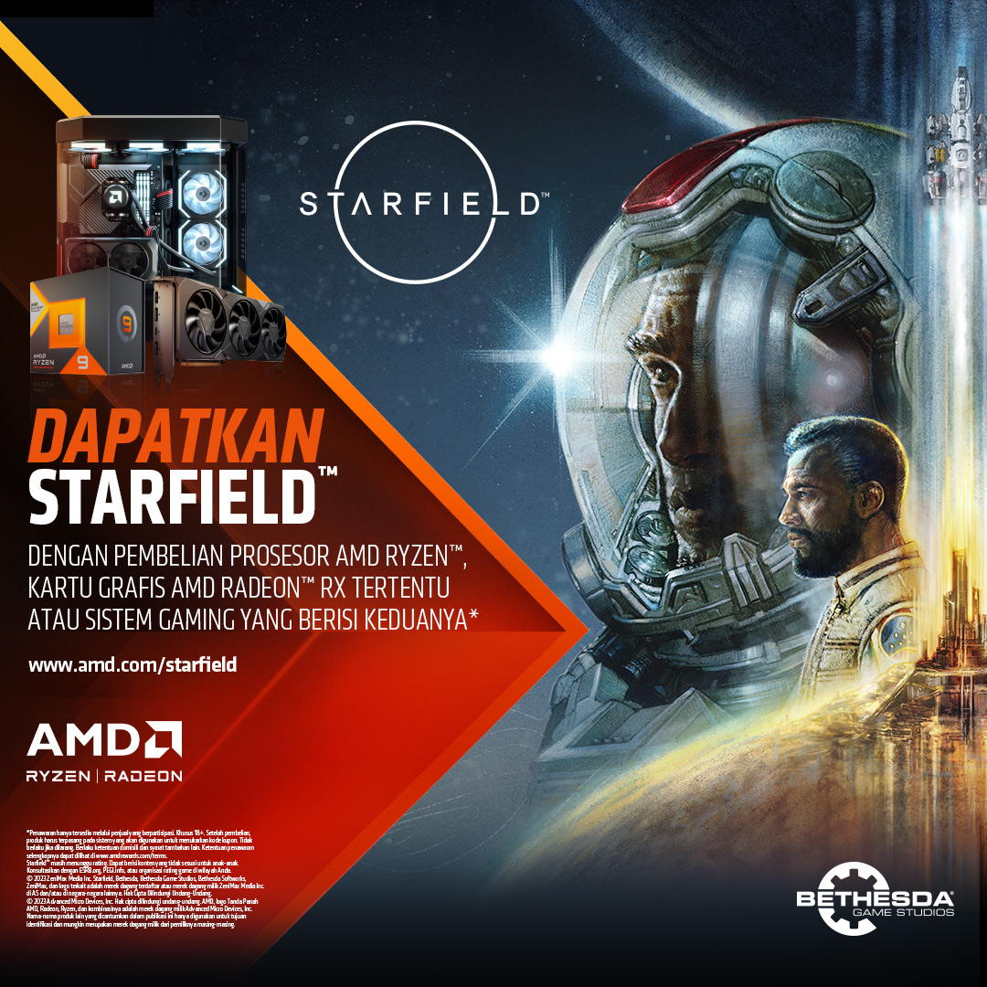 AMD Promo Bundle Game Starfield 11 Juli sd 30 September 2023 | Quadra Computer
