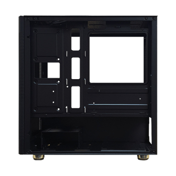 Cube Gaming Avent Full Mesh MATX Black – White | Quadra Computer