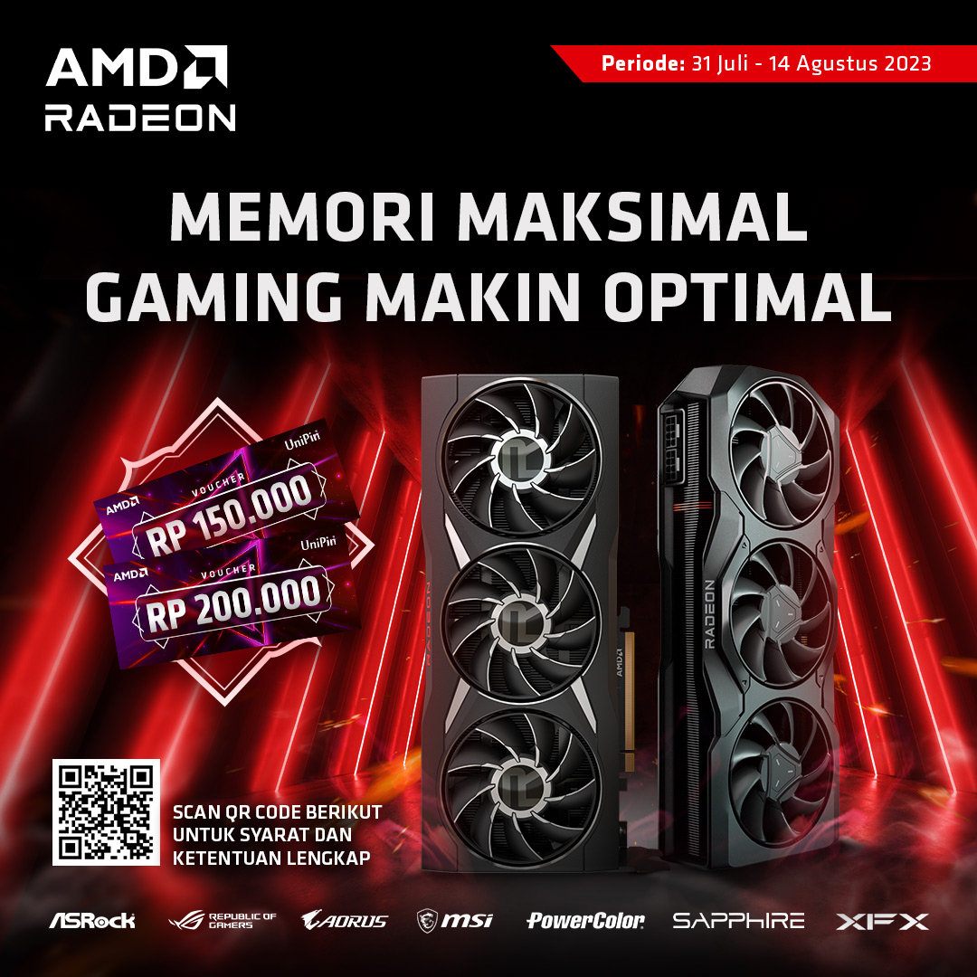 Gaming Mulus dengan Memori Maksimal di Kartu Grafis Radeon™ RX ...