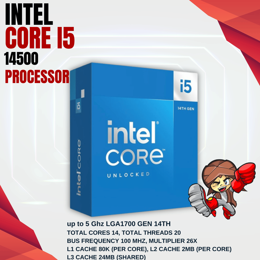 PROCESSOR INTEL CORE i5 14500 BOX | 14C 20T 5.0Ghz LGA1700 GEN 14TH ...